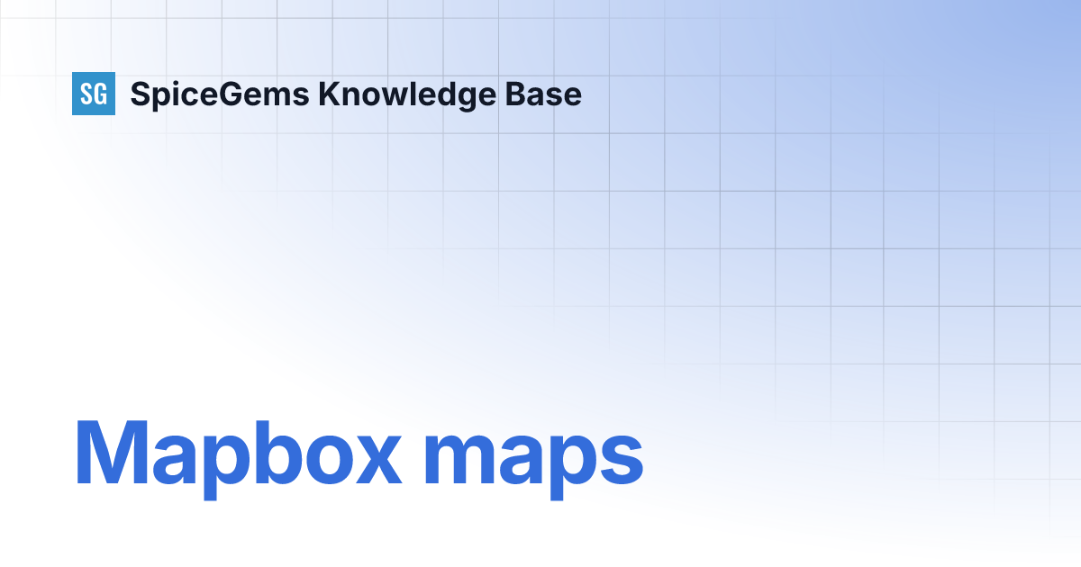 Mapbox maps | SpiceGems Store Locator | SpiceGems Knowledge Base