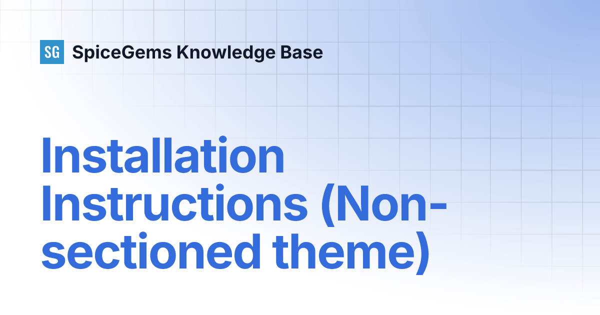 Installation Instructions (Non-sectioned theme) | GeoIP Shipping Rate ...